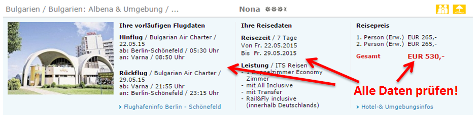 ITS Reisen: Informationen und Erfahrungen