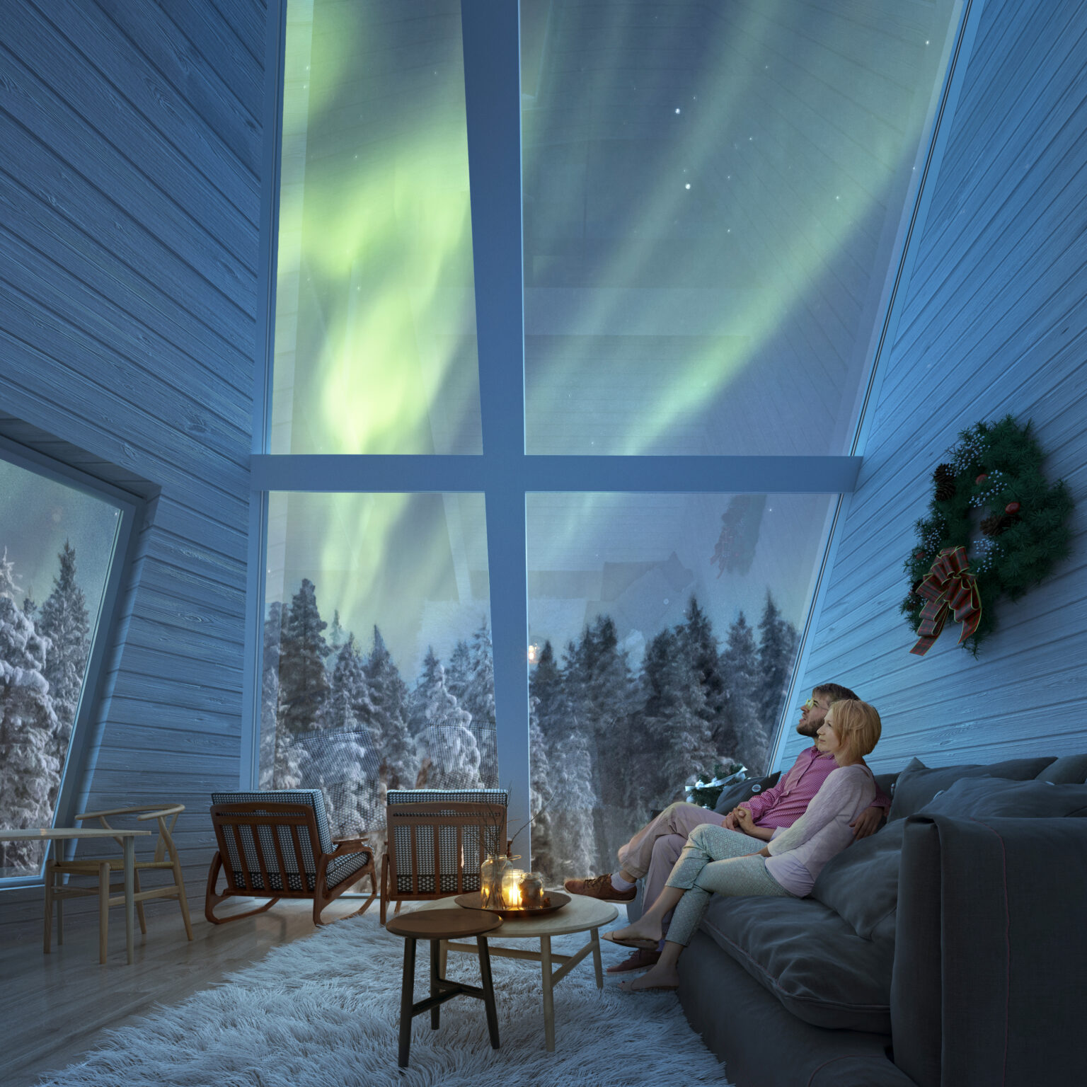 Glasiglu mit Whirlpool: 2 Tage in Finnland mit Frühstück 346€