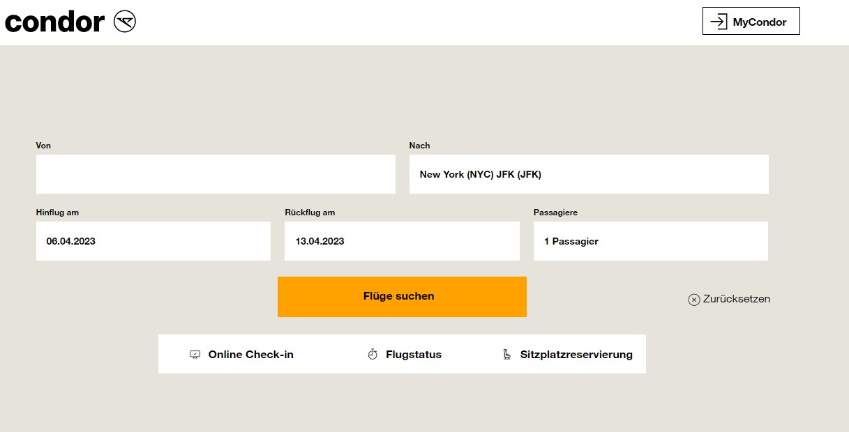 50€ Condor Gutscheincode & Rabatte | September 2024