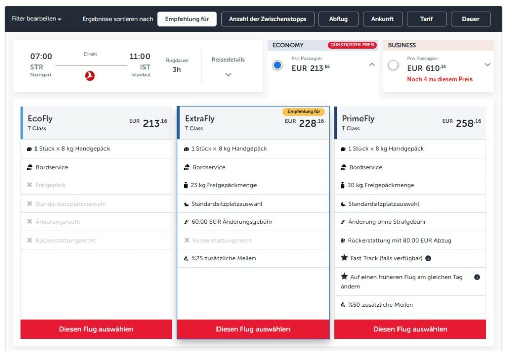 Turkish Airlines Gutschein: 20% Rabatt auf Flüge | September 2025