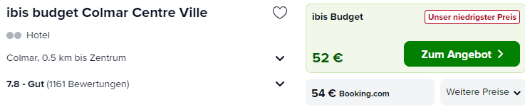 Ab ins Elsass: 2 Tage übers Wochenende nach Colmar im zentralen Hotel ...