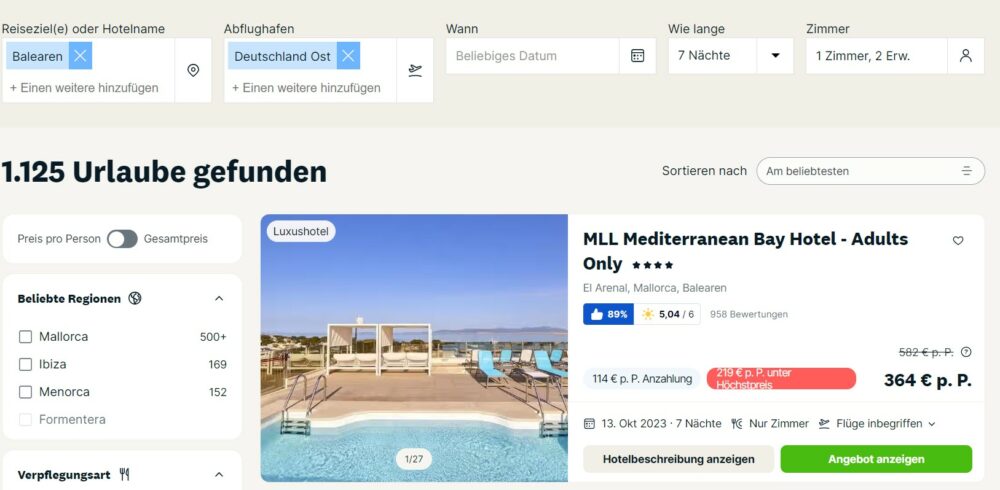 weloveholidays: Infos zur Buchung & zum Reiseanbieter