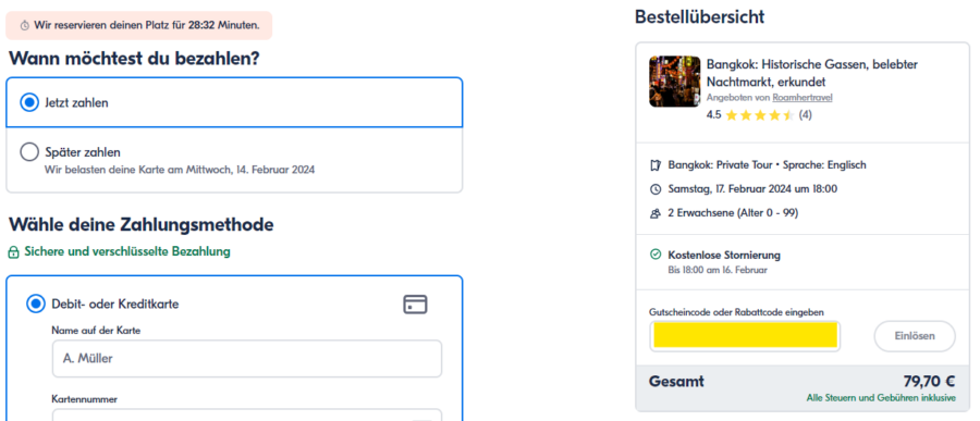 40% GetYourGuide Gutschein & Angebote | 2025