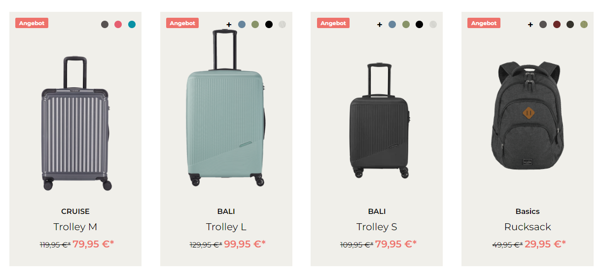 10€ travelite Gutschein & Angebote ab 50€ | April 2026